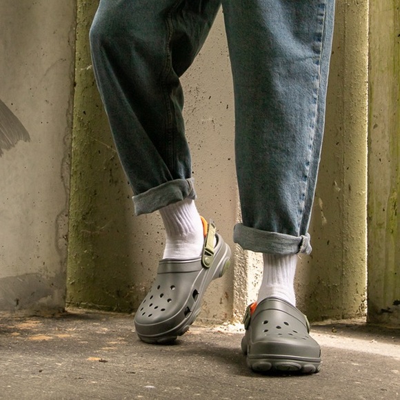 CROCS | Shoes | Crocs Mens All Terrain Clogs Gray | Poshmark